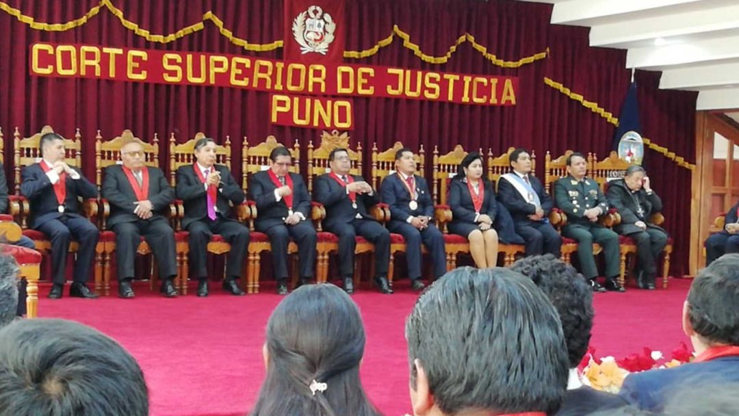 Puno: actualmente se tienen 100 procesos registrados a través del módulo de justicia itinerante ...