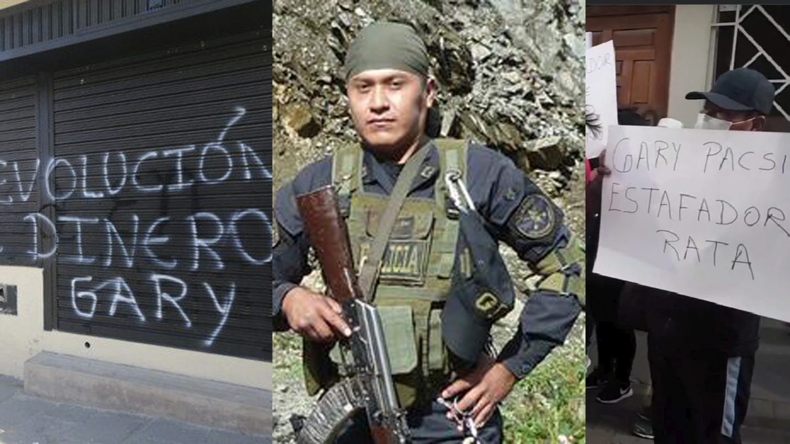 Gary Pacsi lideraría una organización delictiva conformada por su ...