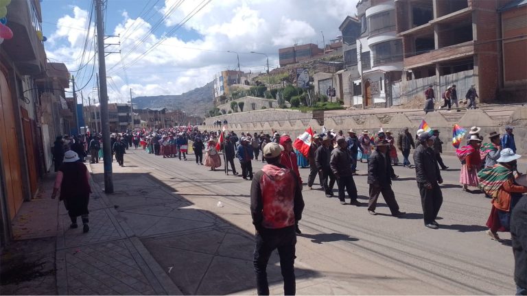 Pobladores De La Zona Sur Del Departamento De Puno Anuncian Paro De 72