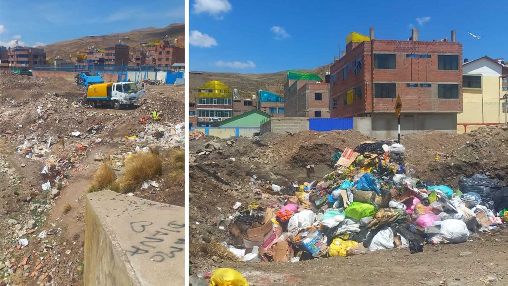 La municipalidad de Antauta, habría convertido las orillas del río en ...