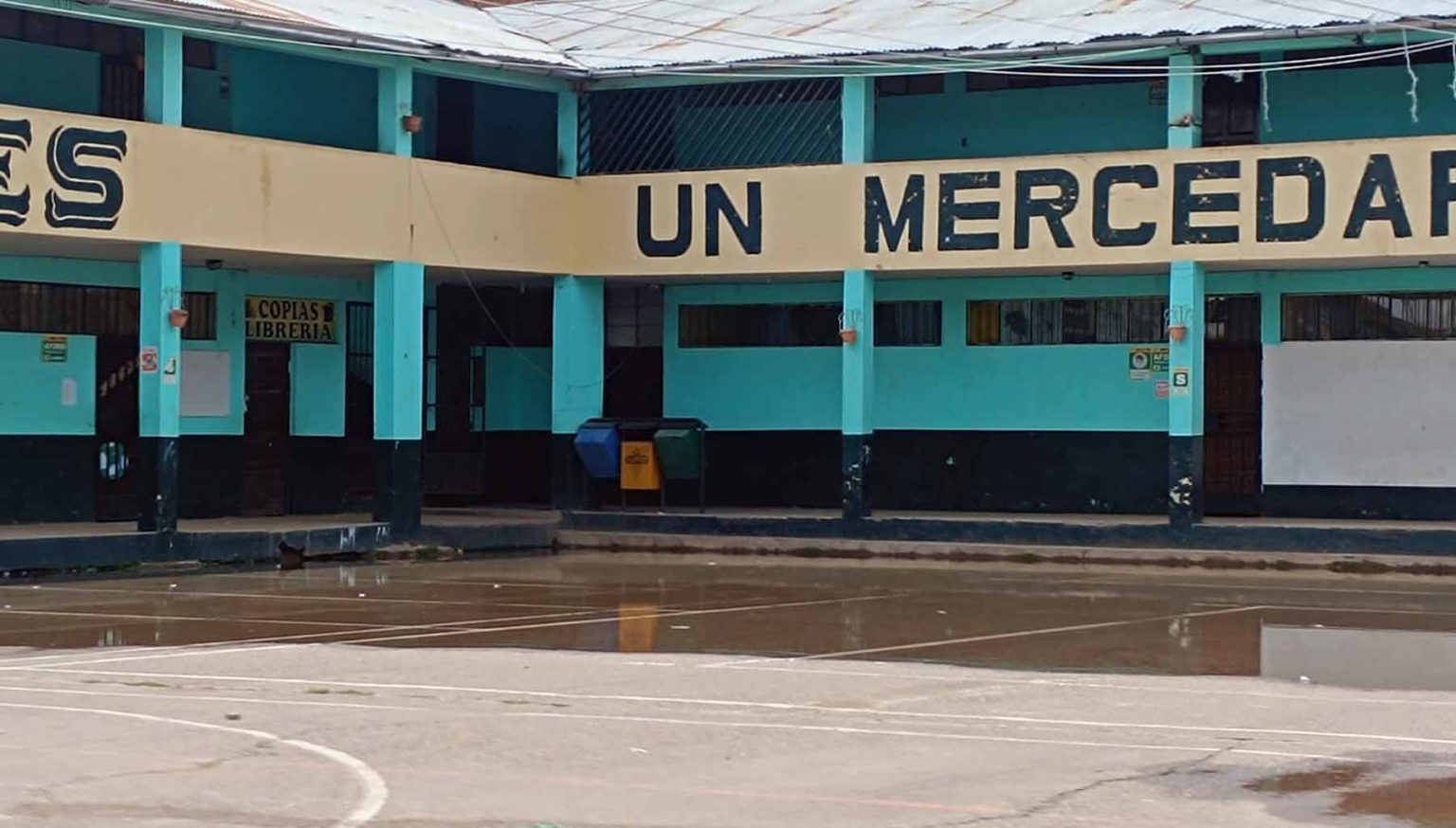 Infraestructura del colegio Emblemático Las Mercedes tiene varios años ...