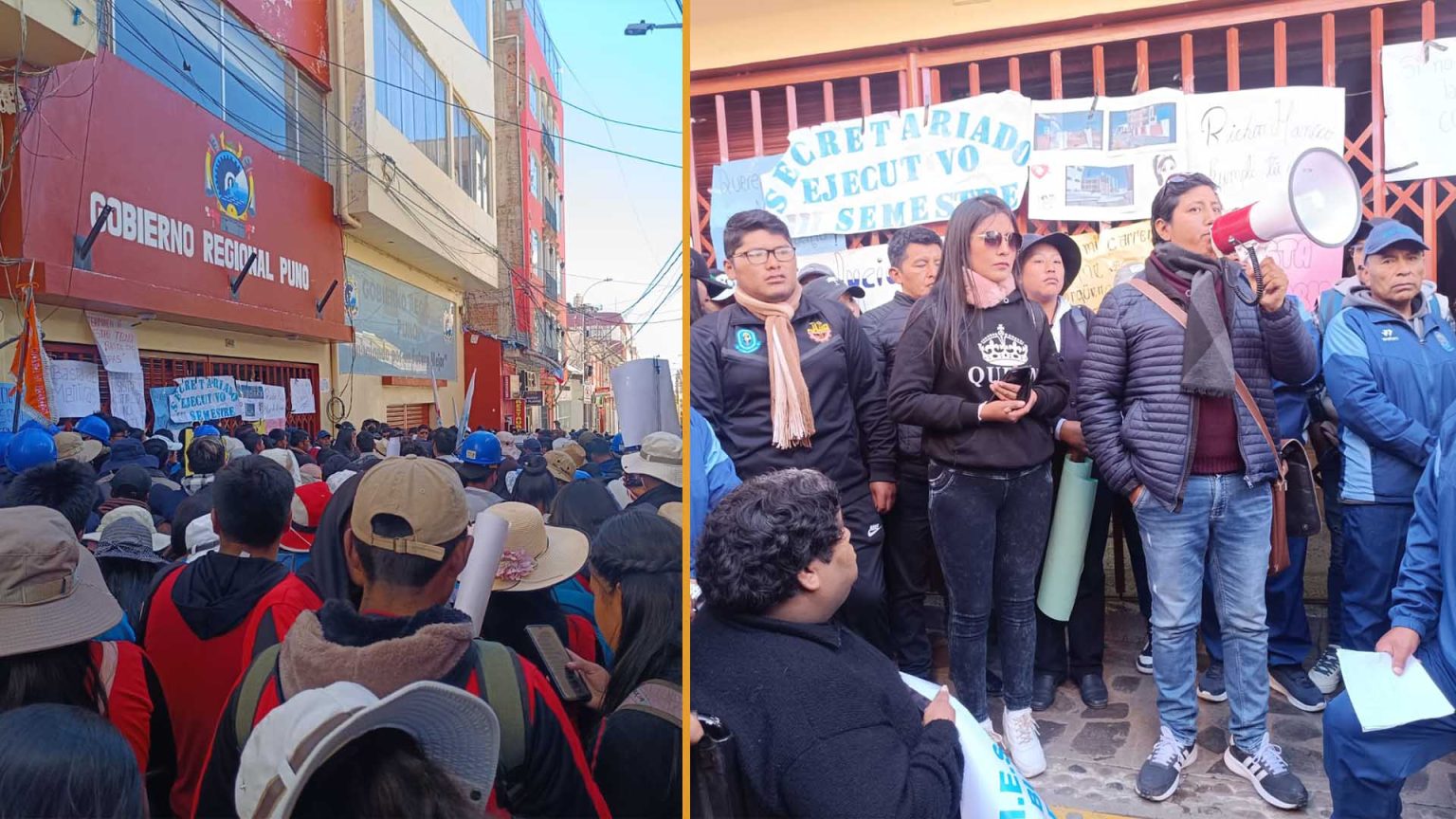 Juliaca: estudiantes del Tecnológico Manuel Núñez Butrón exigen al ...