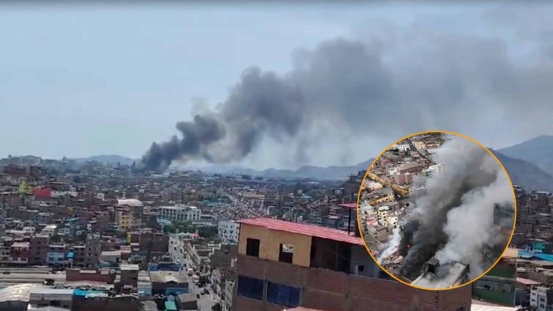 Gran incendio en Barrios Altos genera alta contaminación del aire en ...