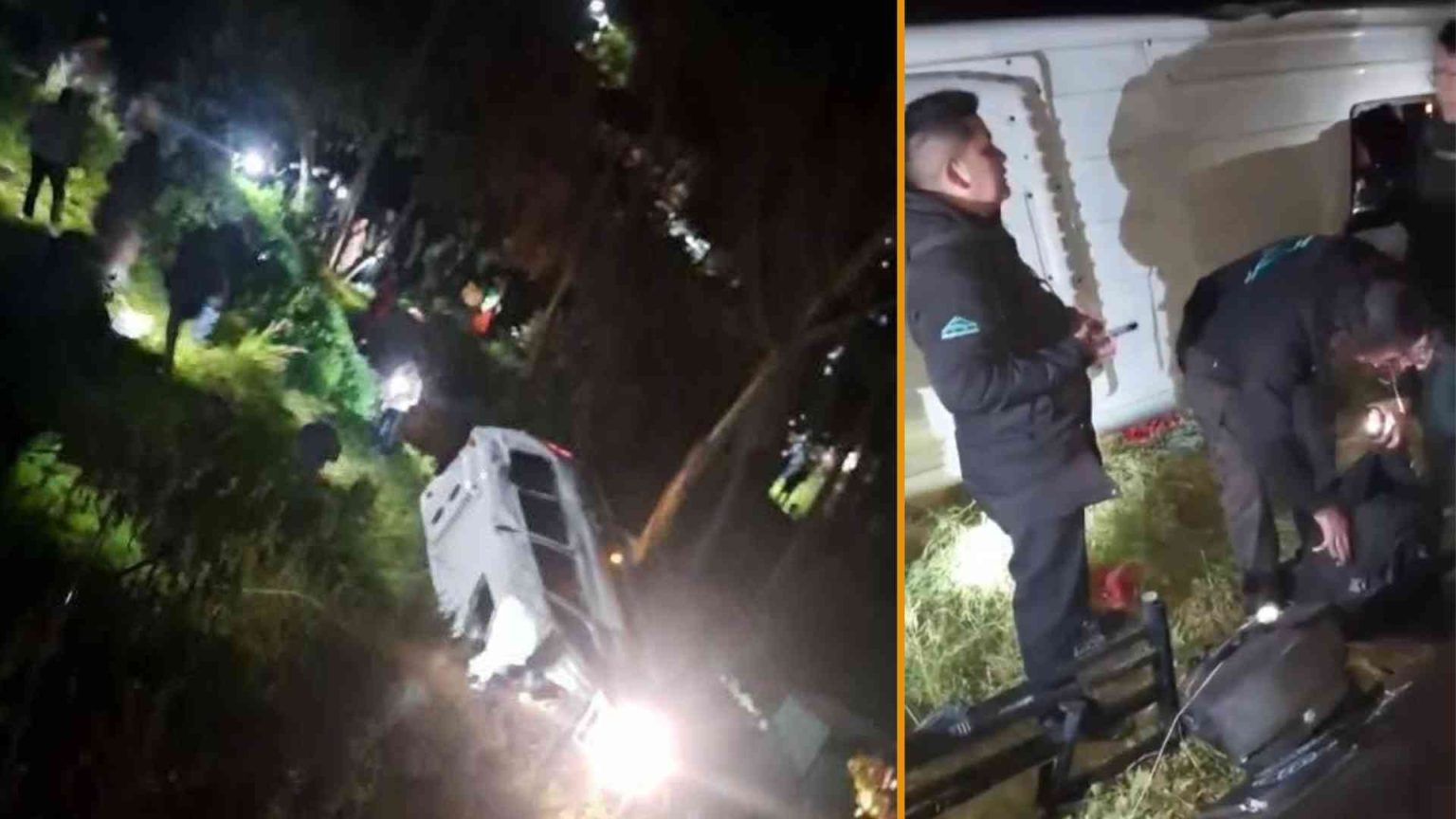 Agrupación Los Puntos del Amor se despista en carretera de Patambuco ...